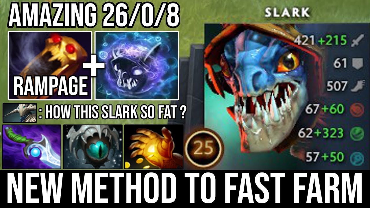 New Farming Meta with Soul Ring + Dark Pact [Slark] 6Min Midas Rampage ...