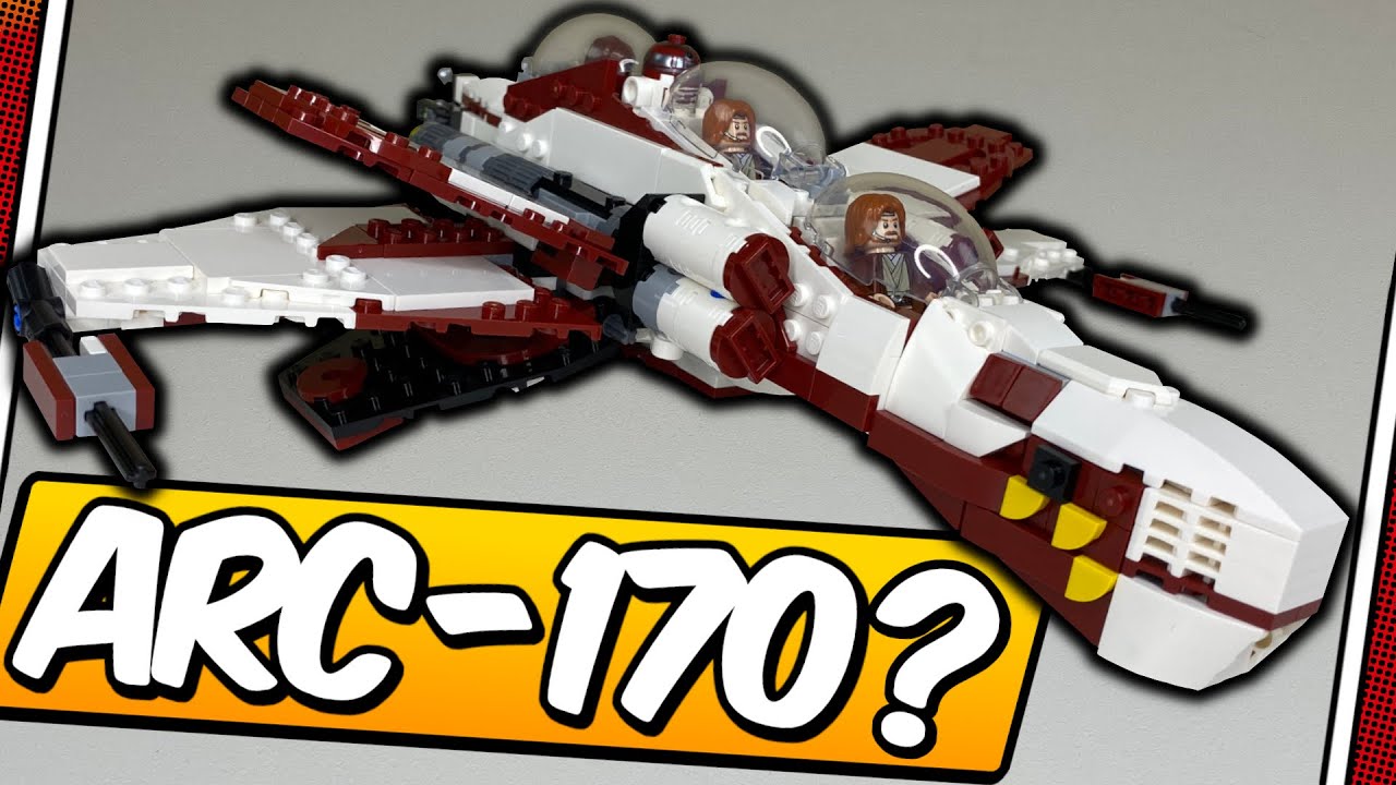 I Made A LEGO Muunilist 10 ARC-170 Alternate Build Out Of 3 Jedi ...