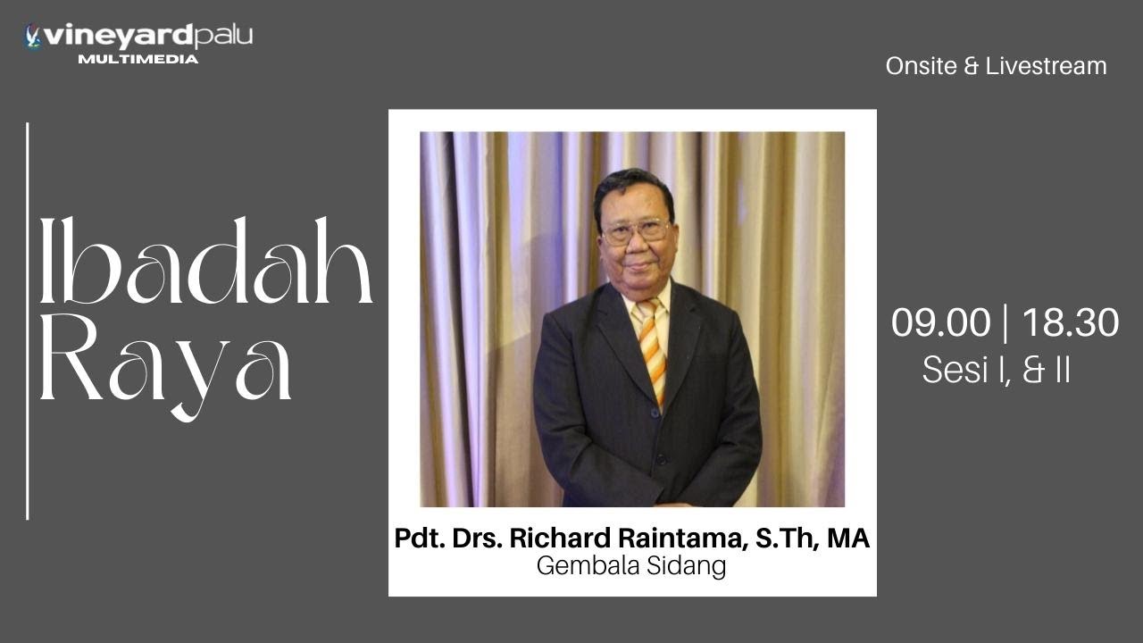 DIPIMPIN ROH ALLAH | Pdt. Drs. R. Raintama, S.Th, M.A | Ibadah Raya I ...