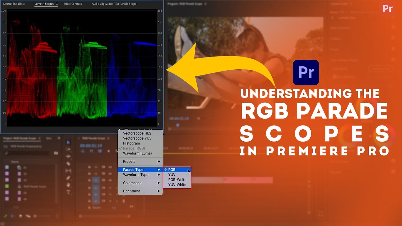 Uncover the Secrets of Lumetri RGB Parade Scope in Adobe Premiere Pro ...