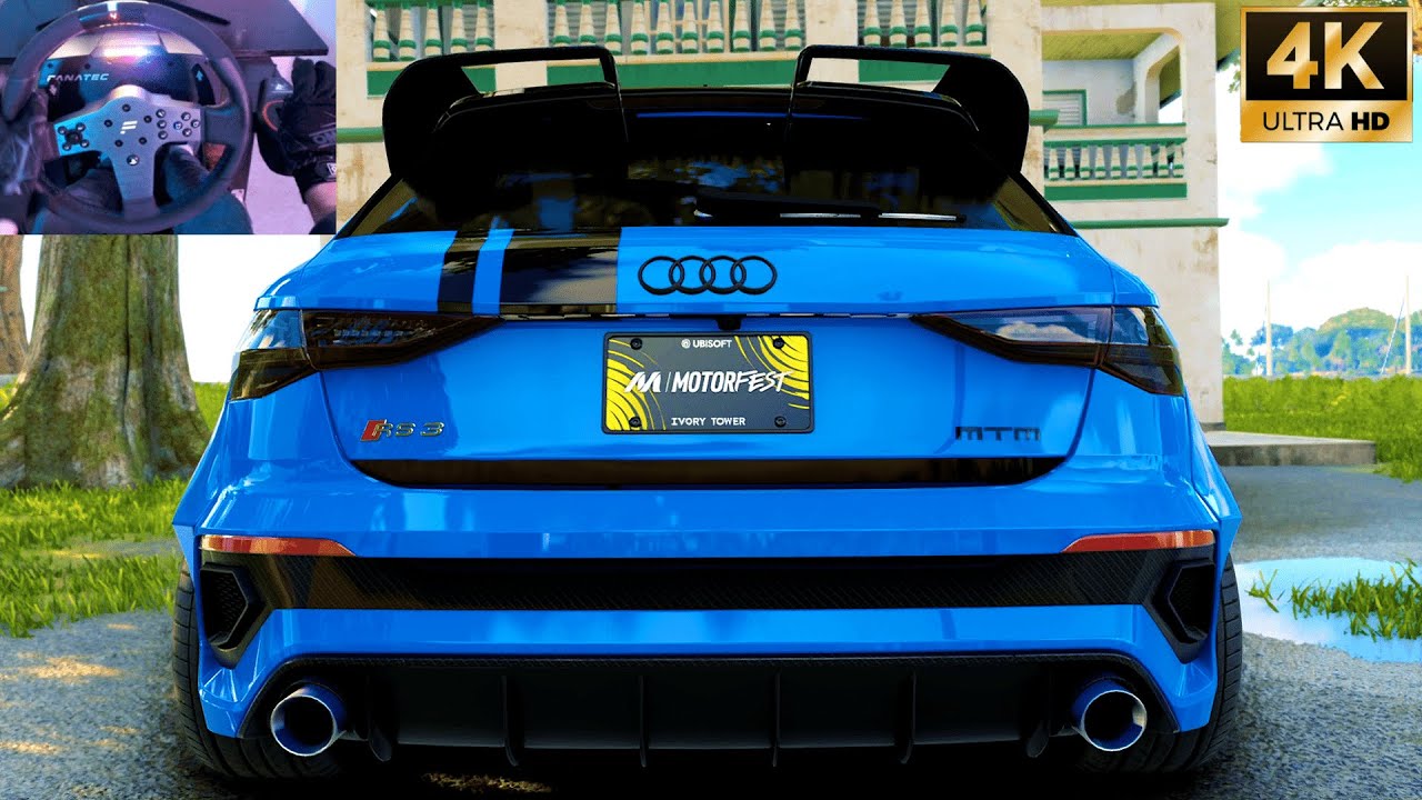AUDI RS3 Body Kit- The Crew Motorfest | Steering Wheel Shifter Gameplay ...