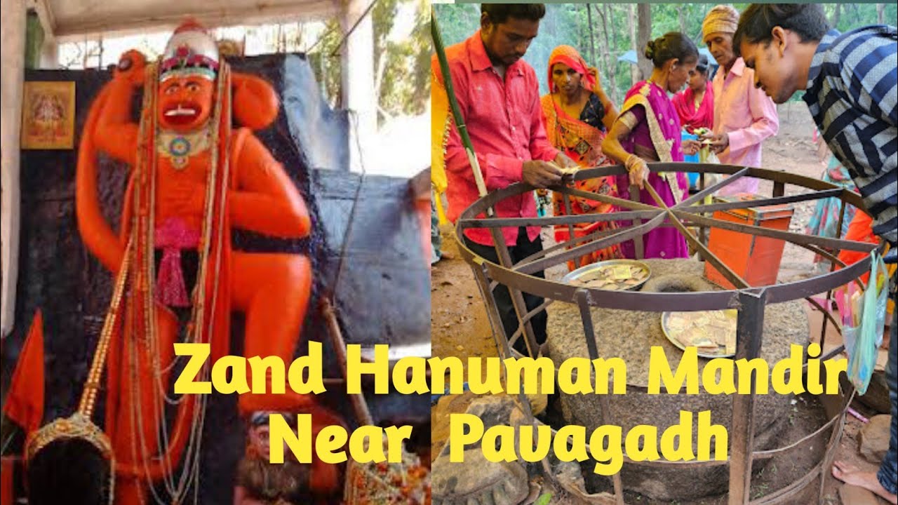Zand Hanuman Mandir near Pavagadh | Zand Hanuman Mandir, District ...