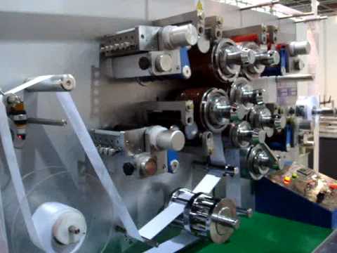 Multicolor Double-side High-speed Rotary Label Printing Machine - YouTube