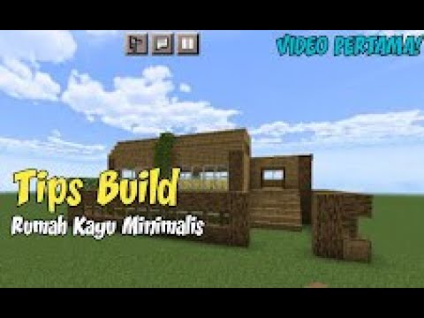 CARA MEMBUAT RUMAH KAYU MINIMALIS DI MINECRAFT - Fireredst - YouTube