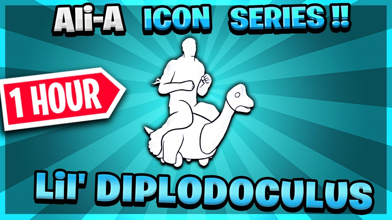Fortnite "Lil' Diplodoculus" Emote 1 Hour Version! [Ali-A] (ICON SERIES ...