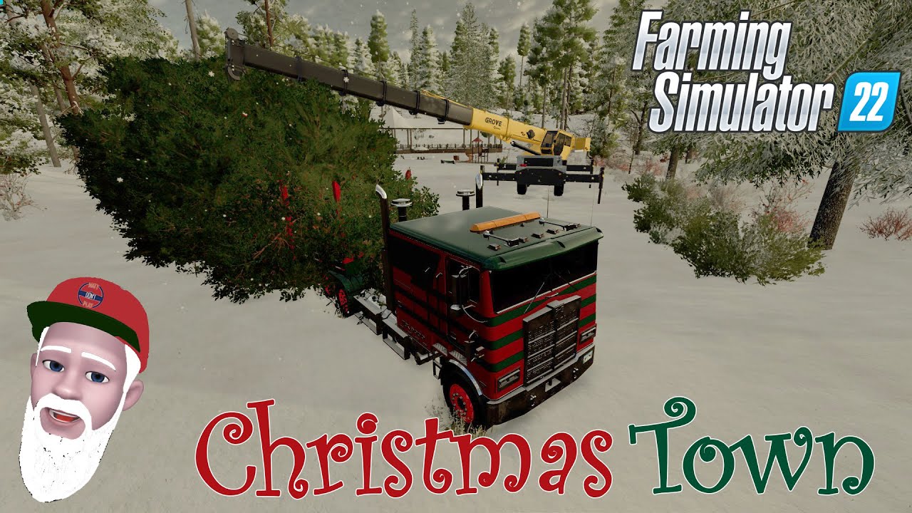 This IS the PERFECT Christmas build for Farming Simulator 22! - YouTube