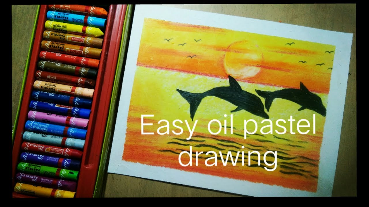 Easy oil pastel drawing //oil pastel drawing for beginners //step by ...