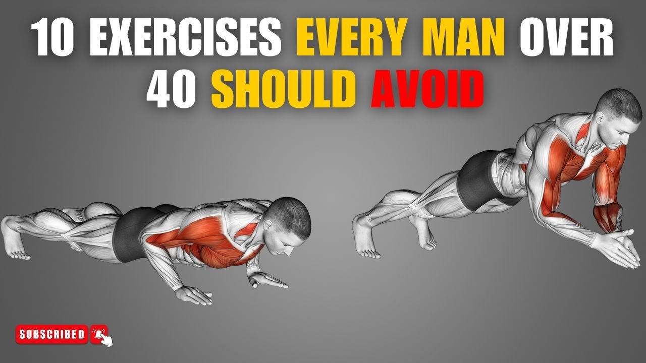 10 Exercises EVERY MAN OVER 40 SHOULD AVOID(Strength & Safety) - YouTube