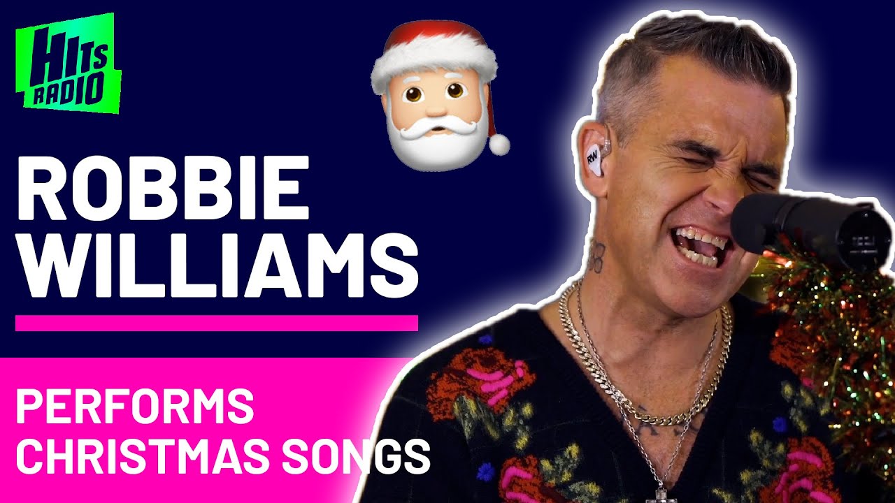 Robbie Williams Performs Christmas Songs 'Baby Please Come Home' And ...