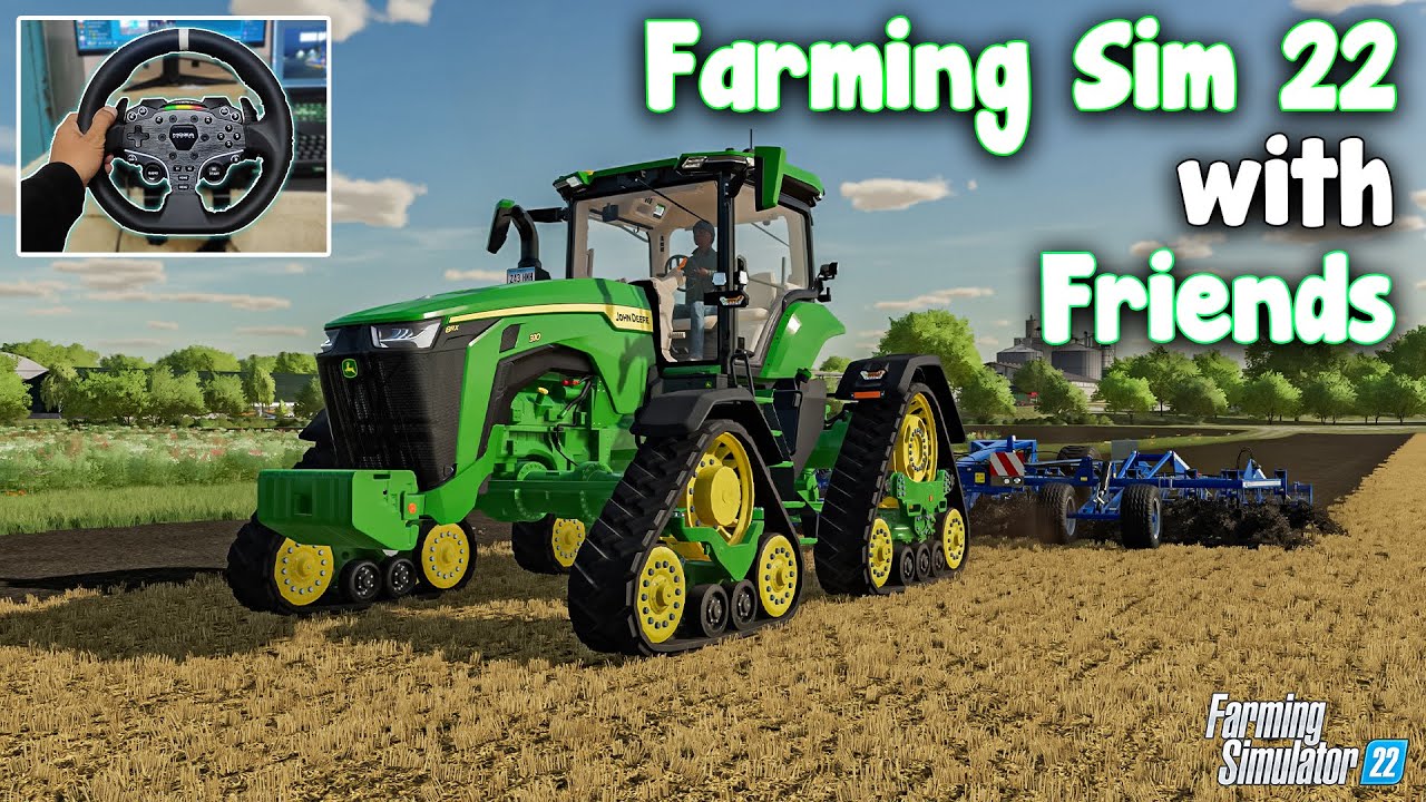 Farming Simulator 2 with Friends | Moza r5 Steering Wheel | Eren Gaming ...