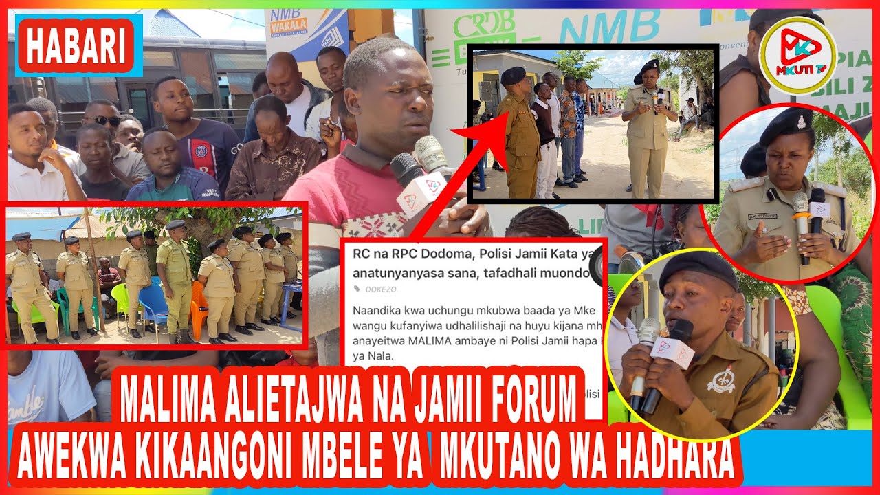 LIVE:MALIMA ALIETAJWA NA JAMII FORUM AWEKWA KIKAANGONI MBELE YA MKUTANO ...
