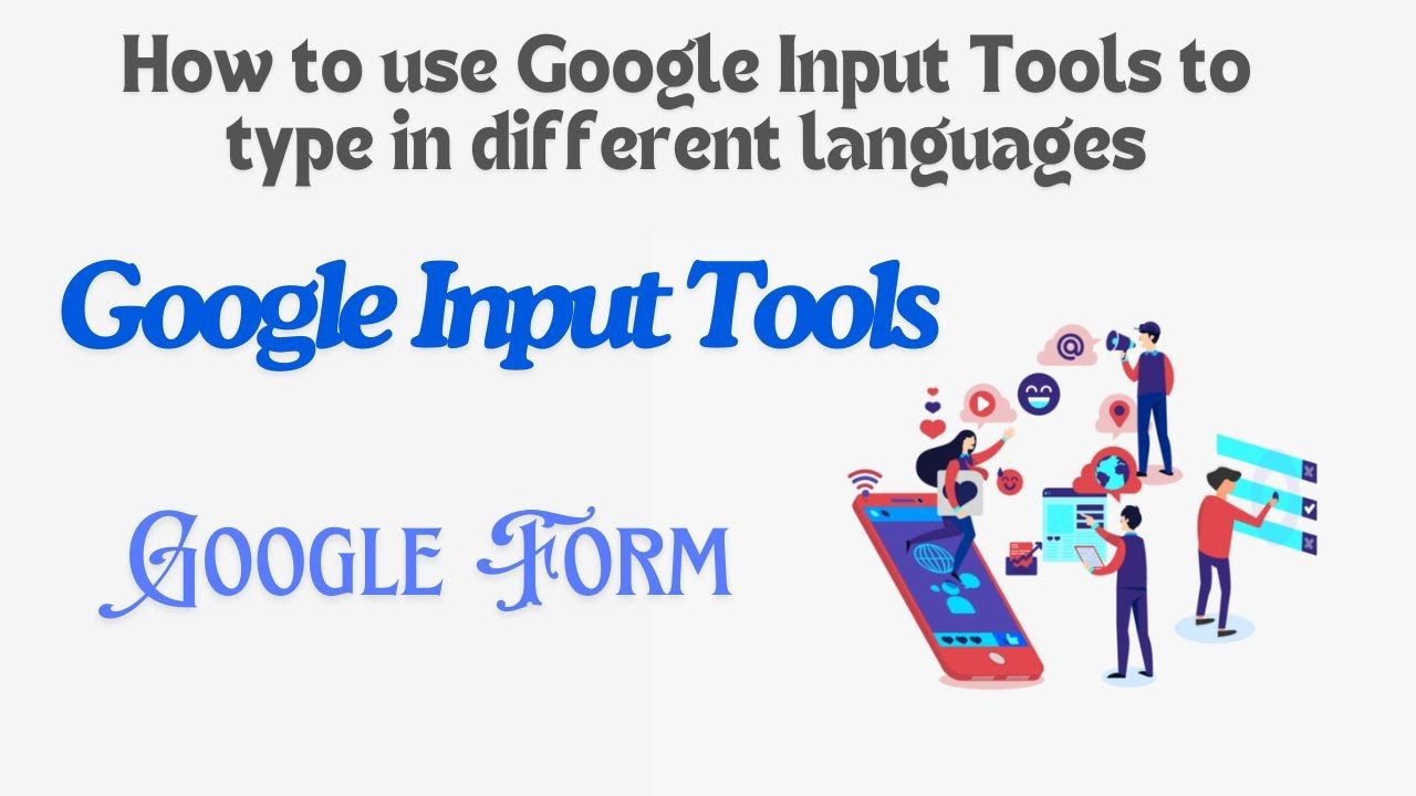 How to use Google Input Tools - YouTube