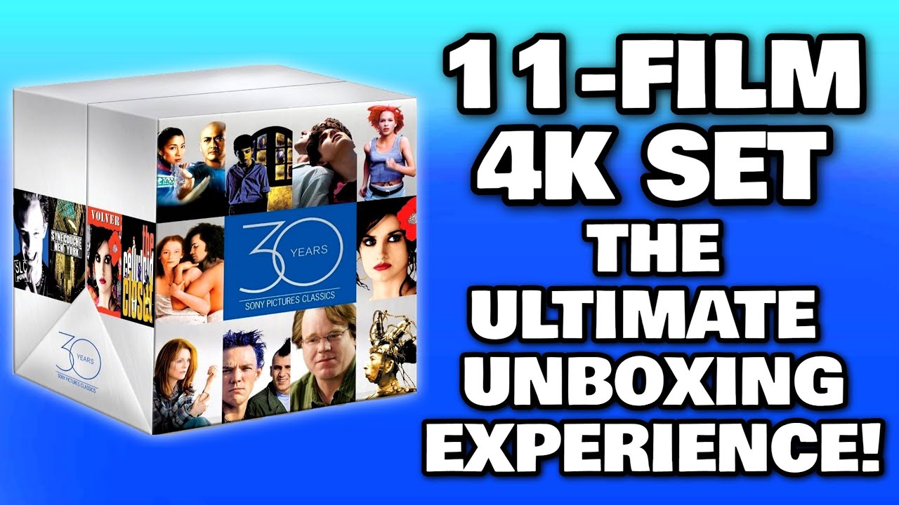SONY PICTURES CLASSICS 30TH ANNIVERSARY 11-FILM 4K SET UNBOXING! - YouTube