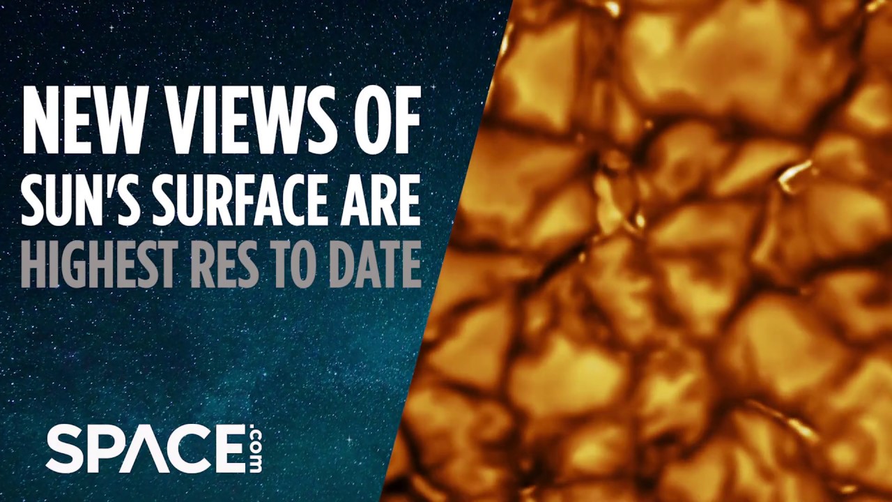 Sun's surface captured in highest resolution yet - YouTube