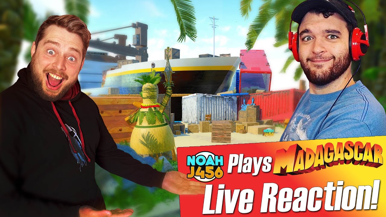 LIVE Reaction Watch Party 🍿 NoahJ456 Plays Madagascar 🔴 Call of Duty ...