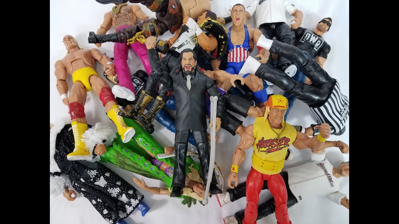 MASSIVE STACK OF WWE CUSTOM FIGURE FIX UPS - YouTube