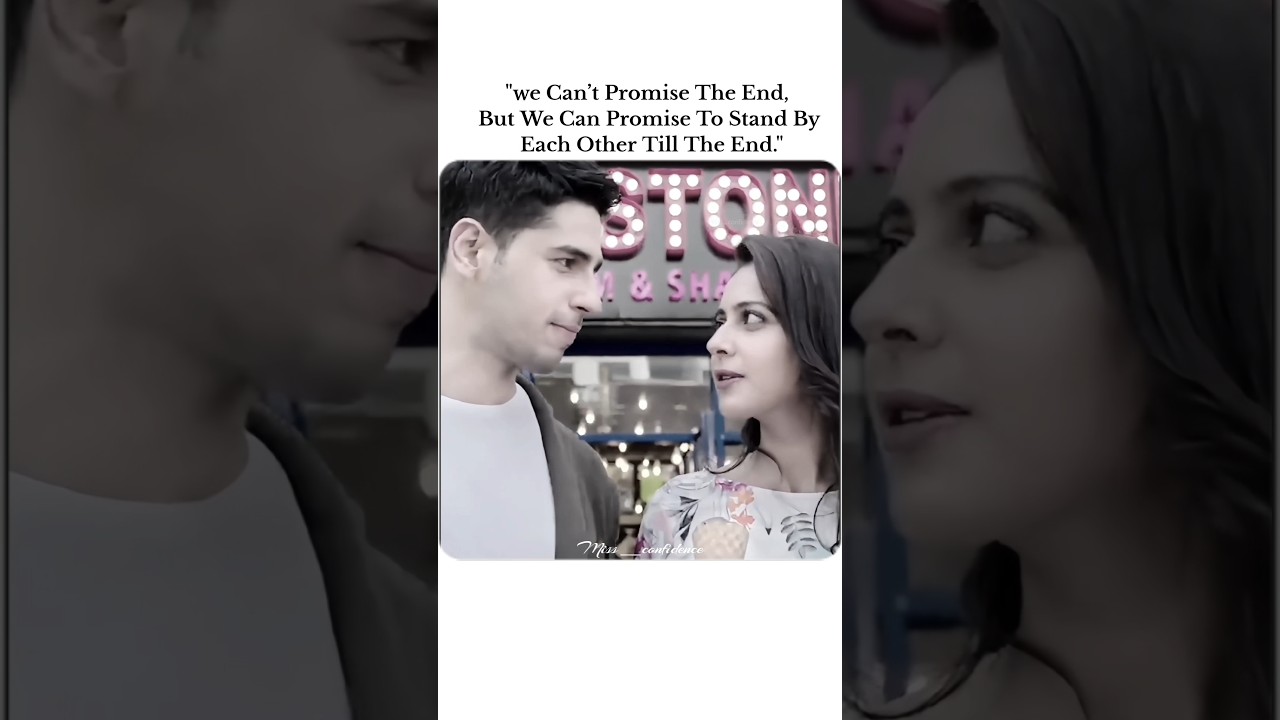 We can’t promise the end, but we can promise to stand by eachother till ...