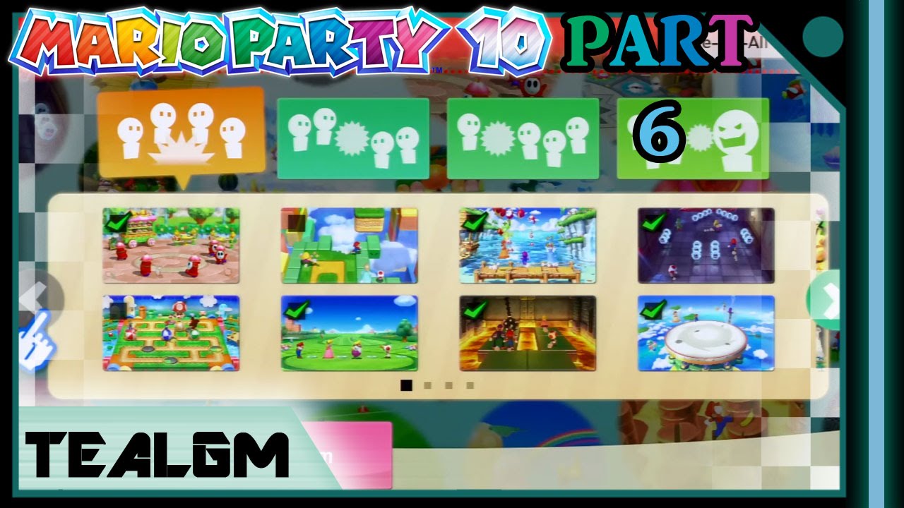 Mario Party 10 - Part 6: ALL MINIGAMES! (Master Difficulty!) - YouTube