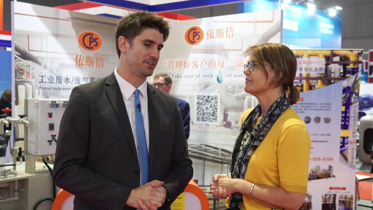 Anne te Velde discusses Dutch water technology at Aquatech China 2018 ...
