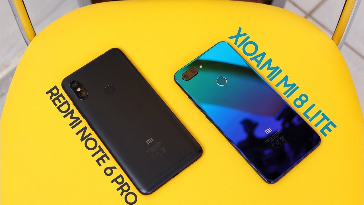 Xiaomi Redmi Note 6 PRO vs Xiaomi Mi 8 Lite - QUAL O MELHOR PRA VOCÊ ...