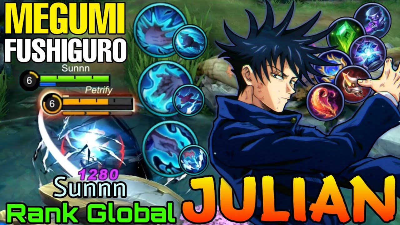 Megumi Fushiguro x Julian New Jujutsu Kaisen Skin - Top Global Julian ...