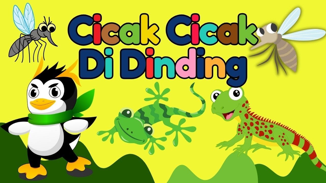 Lagu Cicak Di Dinding Indonesia | Lagu Anak Indonesia Populer | Ceria ...