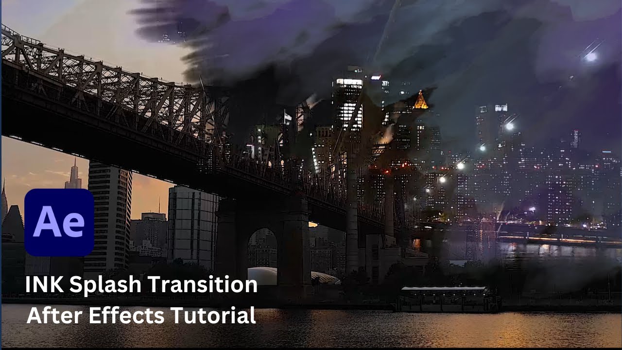 Ink Splash transition After effects Tutorial - after effects animation ...