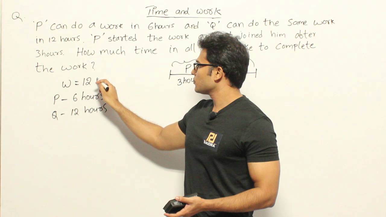 Example 3 on Time & Work - YouTube