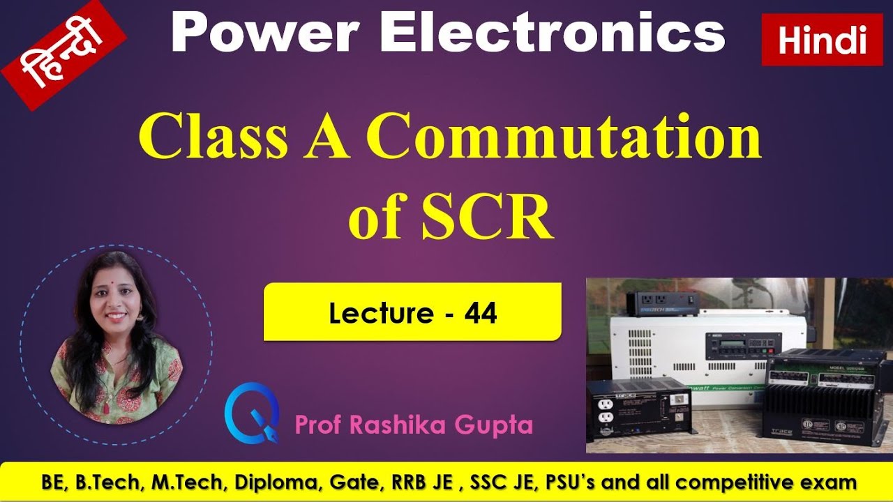 #44 Class A Commutation (Hindi) || It's Waveform and Mathematical ...