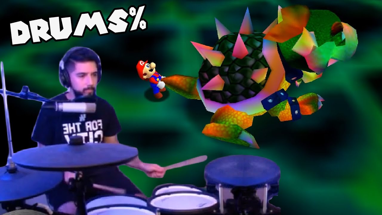 He Speedruns Super Mario 64 With a Drumset - YouTube
