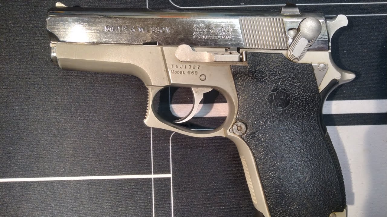 Smith & Wesson Model 669 9mm at the Range - YouTube