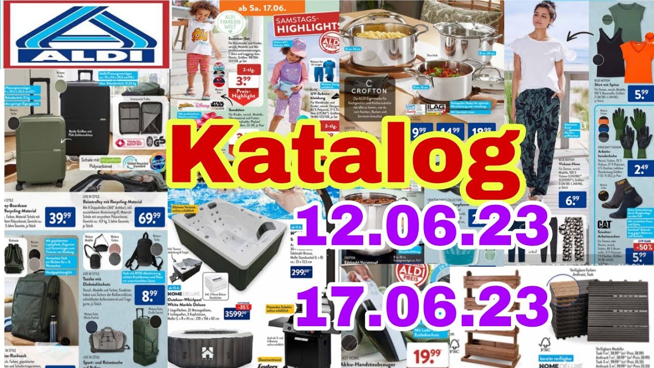🛒aldi süd prospekt angebote deutschland gültig von 12 juni bis 17 juni #angebote #aldi - YouTube