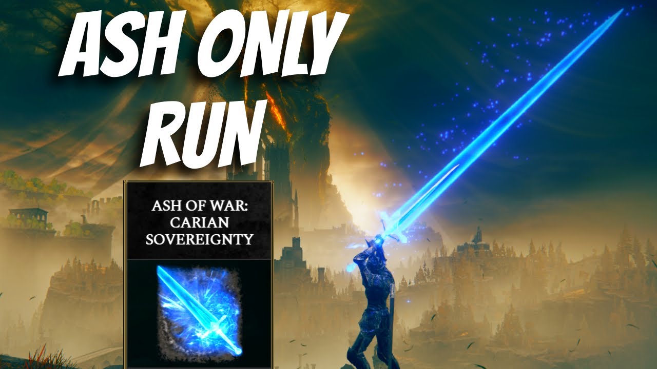 Carian Sovereignty Ash of War Only Run- Elden Ring - YouTube