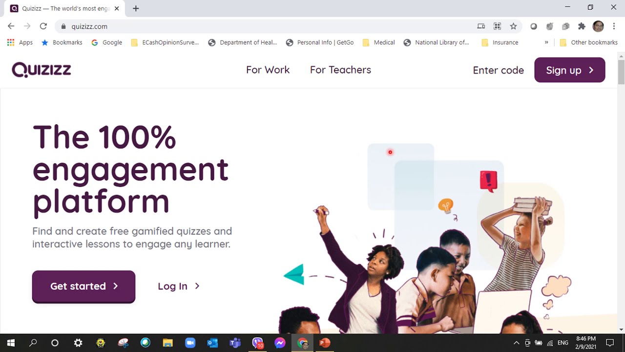 Setting up Quizzes/Exams using Quizziz - YouTube