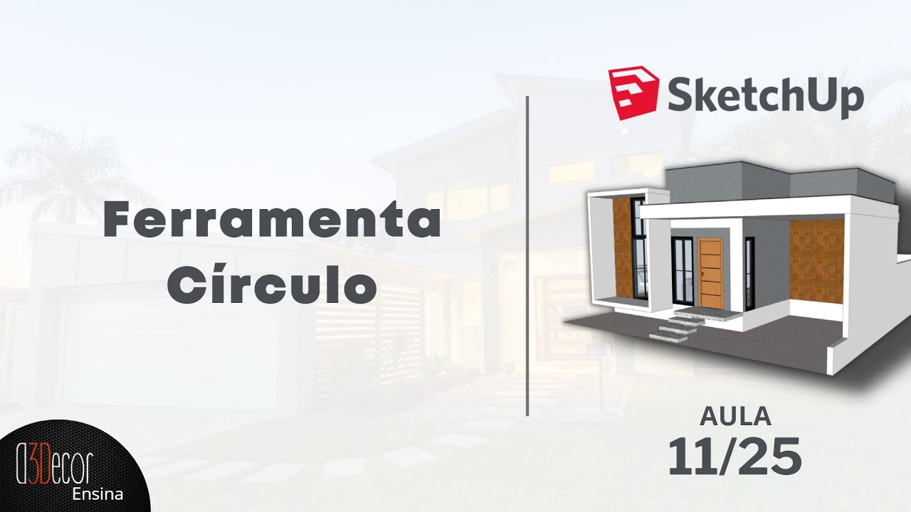 Sketchup Como Usar - Como usar a ferramenta círculo no Sketchup ...