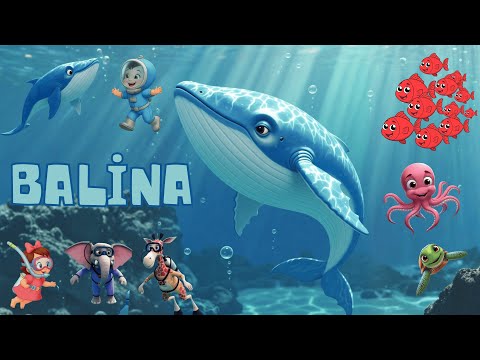 BALİNA MAVİ | Hayvan Şarkıları | Çocuk Şarkıları - Nile Kids
