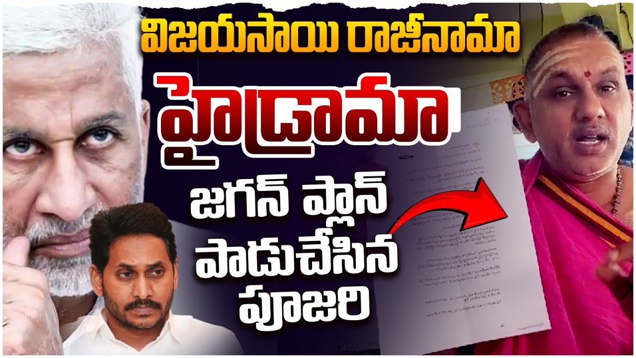 వీసా రెడ్డి రాజీనామా హైడ్రామా | Priest Sensational Comments on Vijaya ...