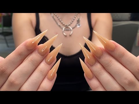 Acrylic Stiletto Shape | Nails Art Tutorial |