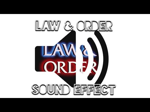 Law and Order-Sound Effect - YouTube