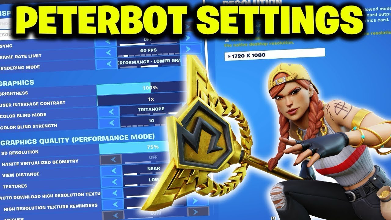 Trying Peterbots settings 🎮#trending #fortnite #funny #foru #gaming # ...