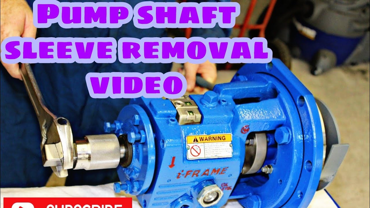 Finally Remove pump Shaft Sleeve | Pump videos |Education videos| #mechanical #oilandgas # ...