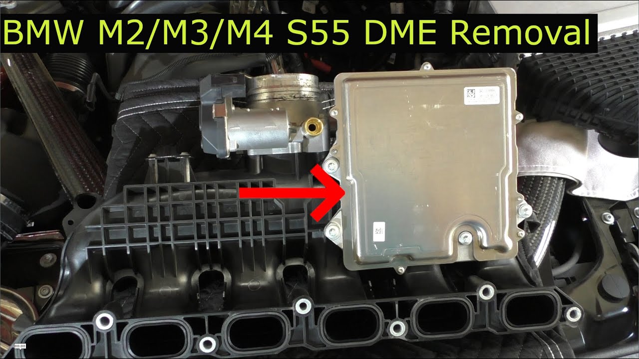 BMW M2/M3/M4 S55 DME Removal and Installation - YouTube