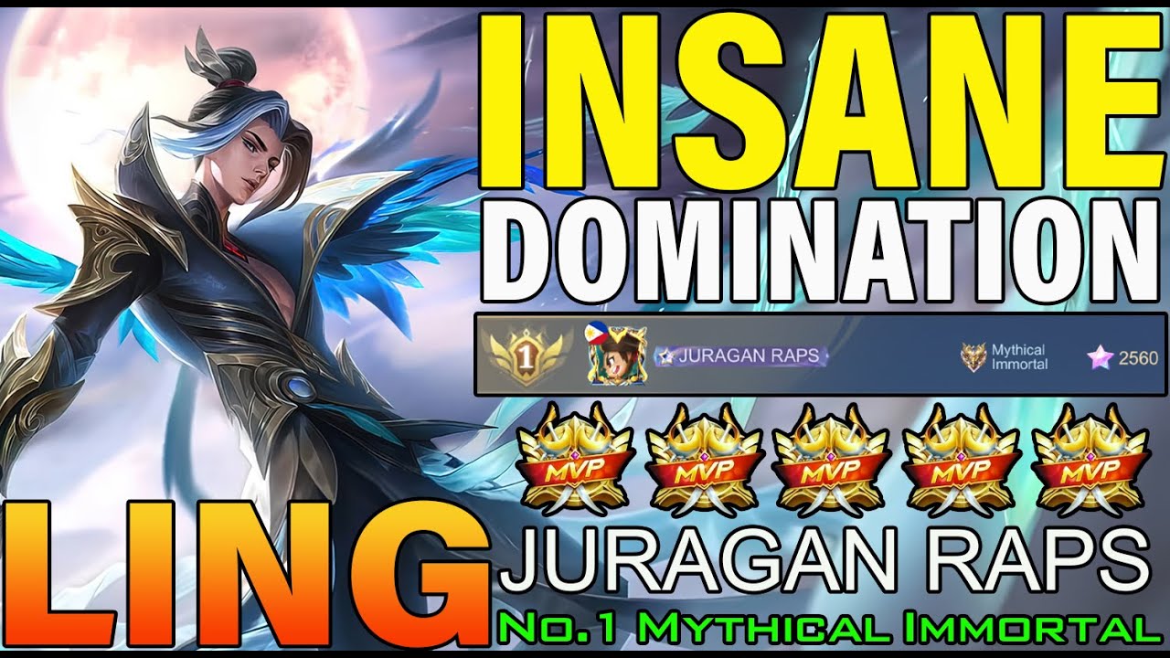 Insane Domination Ling Jungle Gameplay - No.1 Mythical Immortal By ...