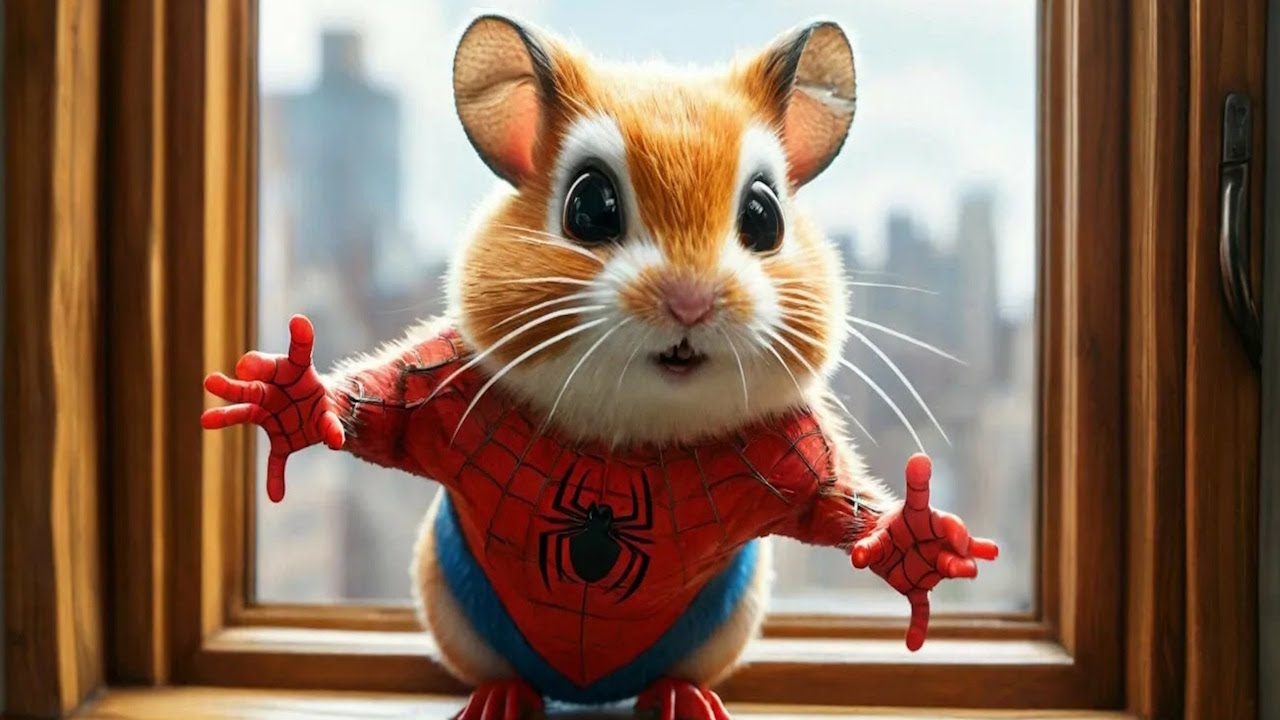 "Hamster-Spider vs. Evil: An Epic Battle for the Planet!"Hamster ...