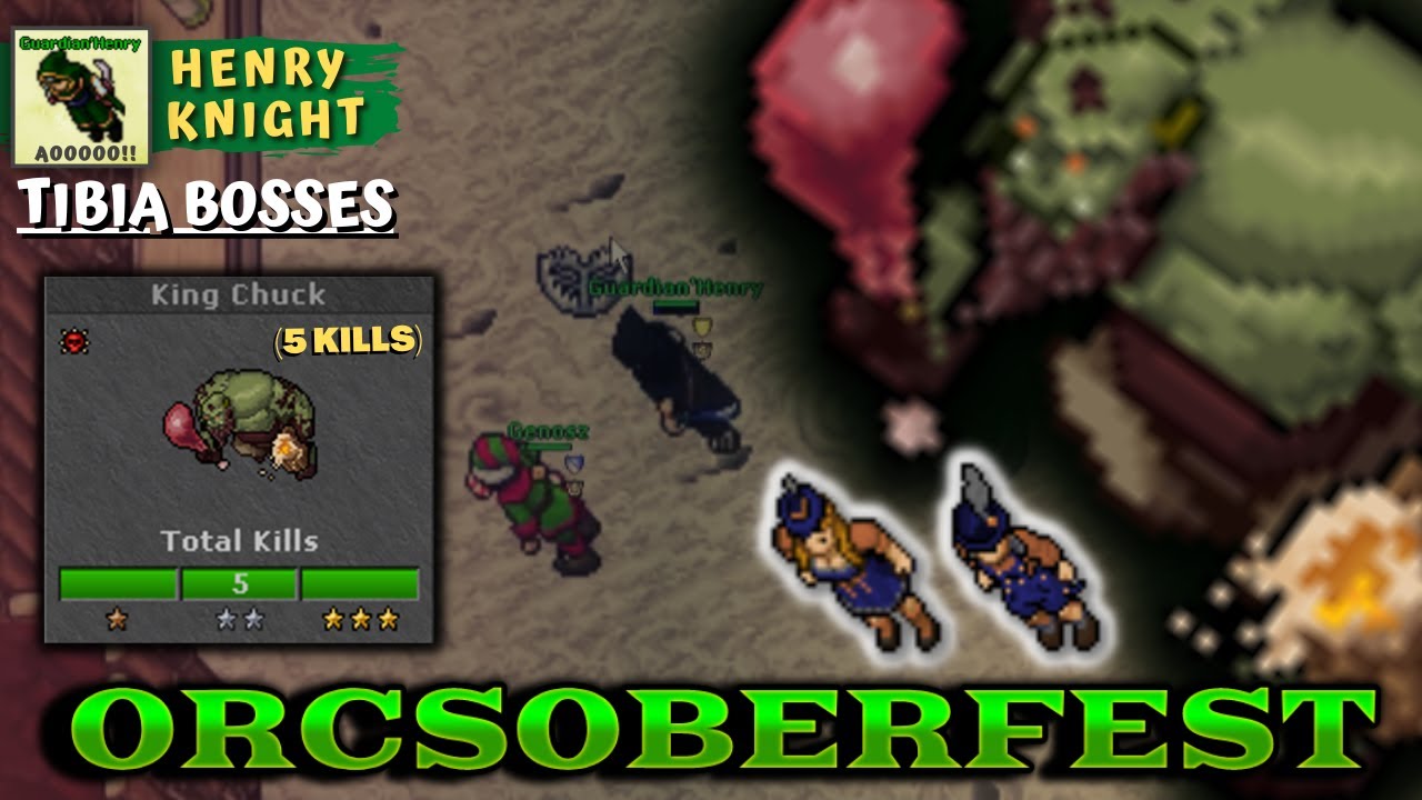 TIBIA BOSSES #77 | COMO FAZER O BOSS NEMESIS KING CHUCK | 5 KILLS ...