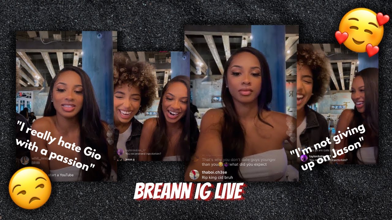 Breann IG Live | She’s not giving up on King Cid | She hate Smooth Gio ...