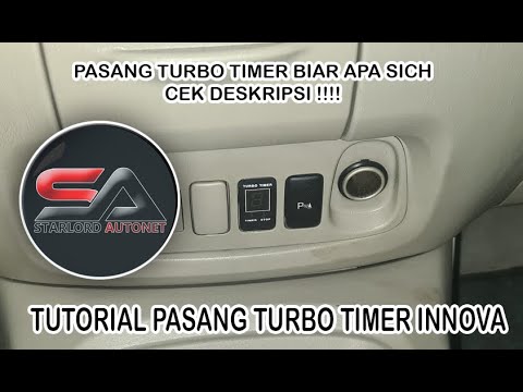 INSTALASI TURBO TIMER DI MOBIL INNOVA LAMA - YouTube