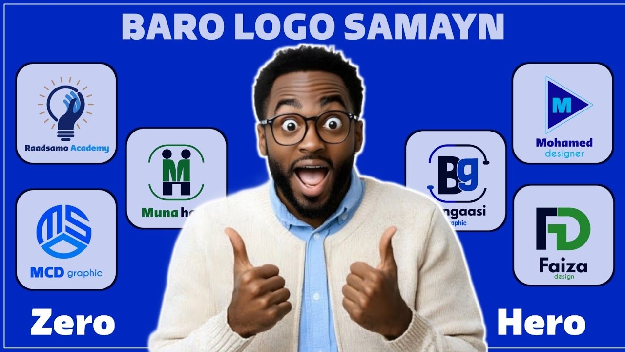 SIDEE LOGO LOO SAMEEYA || baro sida logo loogu sameeyo appk pixellab - YouTube