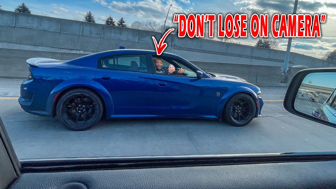 HELLCAT JAILBREAK REGRETS RACING FAST TRACKHAWK! - YouTube
