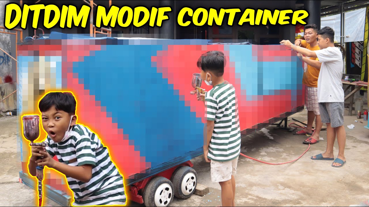 DITDIM CAT BOX CONTAINER DEKORASI HOTEL BERJALAN DITDIM, BIAR CAMPING ...